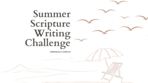 The Summer Scripture Writing Challenge - purposefullylivingco.com
